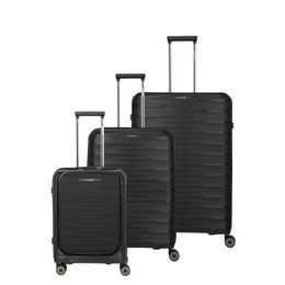 Travelite Herren Travelite Trolleyset &raquo;MOOBY 3-teilig Reisekoffer Hartschale&laquo; mit TSA-Schloss und recyceltem Polypropylen Einheitsgr&ouml;&szlig;e