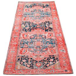 Tom Tailor HOME Teppich &raquo;Funky Orient Heriz&laquo; rechteckig 5 mm H&ouml;he Kurzflor, Orient-Optik, Vintage Design, mit Bord&uuml;re, auch als L&auml;ufer bunt Baumwolle,