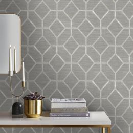 Sublime Vliestapete &raquo;GEO TEXTURE SAG&laquo; 3D-Optik gepr&auml;gt Design Tapeten gr&uuml;n Vlies B/L: 0,52m x 10m, Rollen: 1
