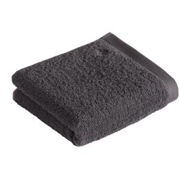 Vossen Handtuch &raquo;High Line&laquo; mit Logostickerei grau Webfrottier, Obermaterial: 100% Baumwolle B/L: 50cmx100cm, 2 Stk., Webfrottier