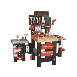 Smoby Spielwerkbank &raquo;Black+Decker Mega Center&laquo; orange Kunststoff Einheitsgr&ouml;&szlig;e