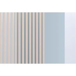 Livingwalls living walls Fototapete &raquo;Walls by Patel Illusion Room&laquo; glatt Vlies, Wand blau Vlies B/L: 4m x 2,7m