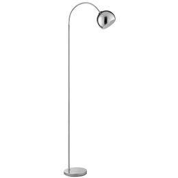 Brilliant Bogenlampe &raquo;Helen&laquo; E27 1 Stk. Bogenleuchte, E27 Fassung, 170x51 cm, Metall silber 1, H: 170cm, 1 Stk.