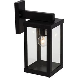 Brilliant Au&szlig;en-Wandleuchte &raquo;Gaia&laquo; E27 1 Stk. Au&szlig;enwandlampe h&auml;ngend schwarz schwarz 1, H: 35,5cm, 1 Stk.