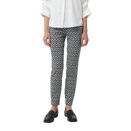 comma, Comma Damen Leggings mit All-Over Print schwarz 40, N-Gr