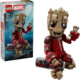 Lego Konstruktionsspielsteine &raquo;Groot im Ravager-Outfit (76341), Lego Super Heroes&laquo; Made in Europe braun Einheitsgr&ouml;&szlig;e Konstruktionsspielsteine