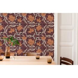 Sublime Vliestapete &raquo;Jolie&laquo; neutral gepr&auml;gt 10mx52cm (ca. 5m2) rot Vlies B/L: 0,52m x 10m, Rollen: 1