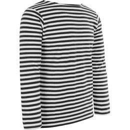 Normani Outdoor Sports Marine Seemanns Langarm Shirt Sankt Petersburg in Marine/Wei&szlig; | Gr.: M