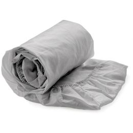 YELLOW Spannbettlaken &raquo; Spannbetttuch Suite-Mumbai&laquo; Spannbetttuch aus 100% Baumwolle, Hochwertige Perkal, Gummizug rundum grau Perkal, Obermaterial: 