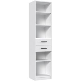 wimex Standregal &raquo;Marburg in der Breite 48cm, inkl. Schubladen und Einlegeb&ouml;den&laquo; in verschiedenen Farbvarianten erh&auml;ltlich wei&szlig; Holzwerkstoff B/H/T: 48cm x 