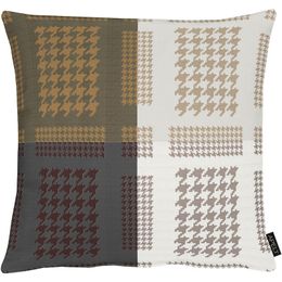 Apelt Dekokissen &raquo;Alexis&laquo; Kissenh&uuml;lle mit F&uuml;llung, 1 St&uuml;ck braun Polyester B/L: 48cm x 48cm, 1 Stk.