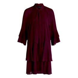 Vera Mont Cocktailkleid im Boho Style in Strong Aubergine | Gr.: 46