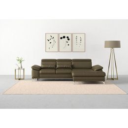 Sit & More sit&more Ecksofa &raquo;Cabrio L-Form, B: 295 cm, mit Sitztiefen-, Arm- & Kopfteilverstellung&laquo; 2 Nierenkissen, Federkern, optional Schlaffunktion und 