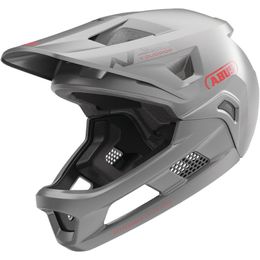 Abus Kinderfahrradhelm &raquo;YOUDROP FF&laquo; silber S Kopfumfang: 48cm - 55cm Kinderfahrradhelm