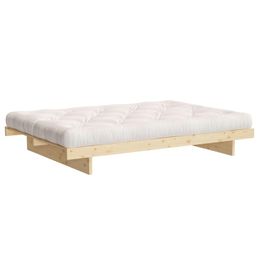 Karup Design Bettgestell &raquo;Kanso Bed, Stauraumbett, Bett mit oder ohne Schubladen&laquo; Bett mit/ohne Schubladen, inkl Lattenrost, FSC zertifiert beige Liegefl&auml;che L&auml;nge