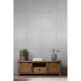 next Vliestapete &raquo;COUNTRY PANEL Vliestapete 10mx52cm&laquo; 3D-Optik geometrisch grafisch glatt grau Vlies B/L: 0,52m x 10m, Rollen: 1