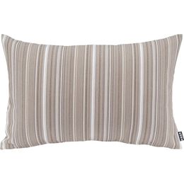 HOCK Dekokissen &raquo;Yucatan Outdoor Kissen&laquo; mit bunten Streifen beige Polyacryl (dralon ) B/L: 40cm x 60cm, 1 Stk.