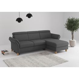 OTTO home Ecksofa &raquo;Glendale, L-Form&laquo; inkl. Kopfteilverstellung, wahlweise mit Vorziehsitz und Bettkasten 95% Polyester, 5% Polyamid B/H/T: 253cm x 