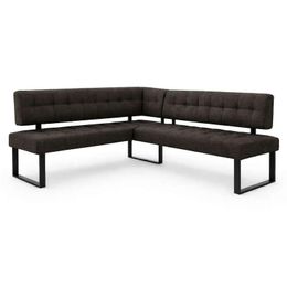 Home Affaire Eckbank &raquo;Mia K&uuml;chenbank, Polsterbank, Esszimmerbank, 207x167 cm&laquo; Moderne Bank und Farben, Sitzplatzanzahl: 5, Frei in Raum stellbar braun