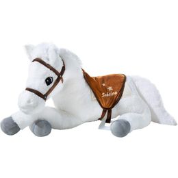 Heunec Kuscheltier &raquo;Bibi & Tina, Pferd Sabrina XXL soft&laquo; wei&szlig; Einheitsgr&ouml;&szlig;e Kuscheltier