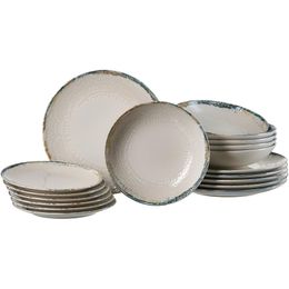 Ritzenhoff & Breker Tafelservice &raquo;Alfonso&laquo; Teller Set, aus Steinzeug f&uuml;r 6 Personen Steinzeug 18 Stk.