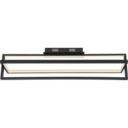 Globo LIGHTING LED Deckenleuchte &raquo;FLIPS&laquo; LED-Modul Deckenlampe/Wohnzimmer/Schlafzimmer/modern schwarz Einheitsgr&ouml;&szlig;e