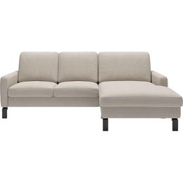 Home Affaire Ecksofa &raquo;Lecce, L-Form, Federkernpolsterung, Breite 224 cm&laquo; inkl. saugroboterfreundliche H&ouml;he & schmale Armlehnen beige 100% Polyester B/