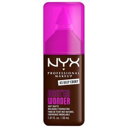 Nyx Cosmetics Nyx Professional Makeup Unisex NYX PROFESSIONAL MAKEUP Foundation &raquo;MAKE 'EM WONDER FOUNDATION&laquo; perfekter No-Makeup-Makeup-Look bis zum Full Glam braun