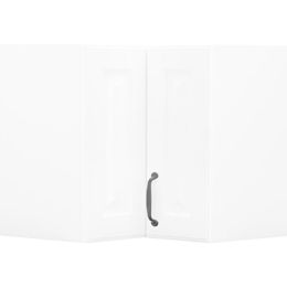 Wiho-K&uuml;chen wiho K&uuml;chen Eckh&auml;ngeschrank &raquo;Erla&laquo; 60 cm breit mit Kassettenfront wei&szlig; B/H/T: 60cm x 56,5cm x 35cm, T&uuml;ren: 2 Stk.