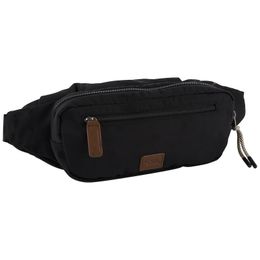 Camel Active Damen Camel Active Bauchtasche &raquo;Aurum&laquo; aus recyceltem Polyester in Nylonstruktur, leicht & mit feinen Details schwarz B/H/T: 37,5cm x 