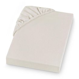 SETEX Spannbettlaken &raquo;Feinbiber in Gr. 70x140, 90x200, 140x200 oder 180x200 cm&laquo; f&uuml;r Matratzen bis 23 cm H&ouml;he, Winter, Bettlaken beige Feinbiber, 