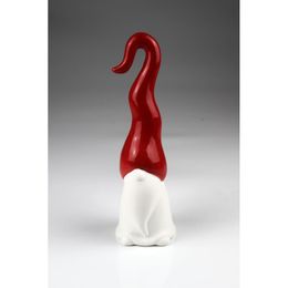 AM Design LED Dekofigur &raquo;Keramik-Wichtel&laquo; 2 er Set, 6x18 cm rot H: 18cm