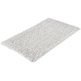 Kleine Wolke Badematte &raquo;Dana, Badvorleger, Badezimmer Teppich&laquo; H&ouml;he 25 mm rutschhemmend beschichtet fu&szlig;bodenheizungsgeeignet Badteppich, Uni Farben, quadratisch & 