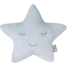 Roba Babykissen &raquo;Lil Cuties, Stern&laquo; blau B/L: 32cm x 8cm, 1 Stk. Babykissen