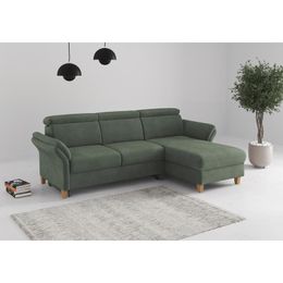 OTTO home Ecksofa &raquo;Glendale, L-Form&laquo; inkl. Kopfteilverstellung, wahlweise mit Vorziehsitz und Bettkasten 90% Polyester, 10% Polyamid B/H/T: 253cm x 