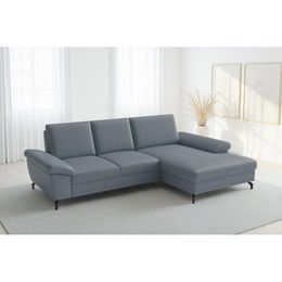 Sit & More sit&more Ecksofa &raquo;Chelsea L-Form, B: 264 cm, Leder, inkl. Sitztiefen-&Armteilverstellung&laquo; optional mit Schlaffunktion und Bettkasten B/H/T: 264cm x 
