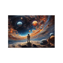 WALLARENA Fototapete Kosmos in Bunt | Gr.: 150 x 105 cm