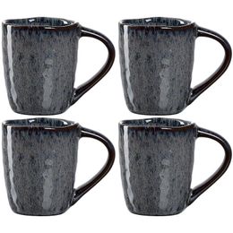 Leonardo Espressotasse &raquo;MATERA&laquo; 90 ml, 4-teilig grau Keramik &Oslash; 6cm x 7cm, 90ml, 4 Stk.