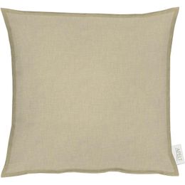 Apelt Dekokissen &raquo;ALASKA&laquo; Uni, Kissenh&uuml;lle ohne F&uuml;llung, 1 St&uuml;ck beige Baumwolle, Polyester B/L: 40cm x 40cm, 1 Stk.