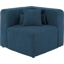 Home Affaire Sofa-Eckelement &raquo;Sundstrup&laquo; Modulserie, individuelle Zusammenstellung blau 100% Polyester Struktur weich