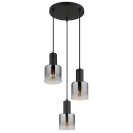 NOWA Pendelleuchte &raquo;JACK&laquo; E27 1 Stk. H&auml;ngeleuchte, H&auml;ngeleuchte, Wohnbereich, Essbereich schwarz 3, &Oslash; 12cm H: 150cm, 1 Stk.