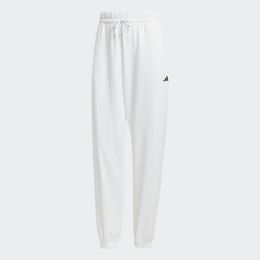 ADIDAS SPORTSWEAR Workout Pants 'Essentials' female size XL White