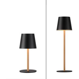 JUST LIGHT LED Tischleuchte &raquo;EURIA, 2er Set&laquo; LED-Board 2 Stk. Warmwei&szlig; LED Akku Tischlampe 1, &Oslash; 11cm H: 37cm, 2 Stk.