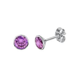 Firetti Damen Paar Ohrstecker &raquo;Schmuck Geschenk Silber 925 Ohrschmuck&laquo; mit Zirkonia (synth.) bunt 5mm, Silber 925 (Sterlingsilber)