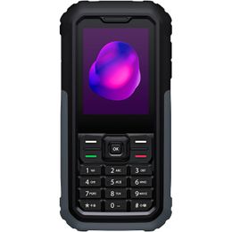 TCL Handy &raquo;Onetouch 5044&laquo; Himalaya Gray schwarz Speicher: 128MB ROM + 64MB RAM. Unterst&uuml;tzt bis zu 32GB MicroSD card