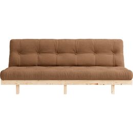 Karup Design Schlafsofa &raquo;Lean&laquo; mit Bettfunktion und Futonmatratze braun 80% Baumwolle + 20% polyester B/H/T: 190cm x 73cm x 99cm, Baumwollmix