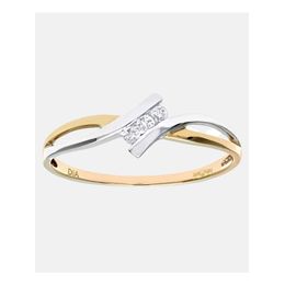 Diamant L'&eacute;ternel Ring aus 375 Gelbgold mit Diamant | Gr.: 56