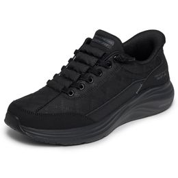 Skechers Damen Slip-On Sneaker &raquo;Contour Foam - Cozy Fit&laquo; Slipper mit Handsfree Slip-ins und gestepptem Cozy Fit -Mesh schwarz 35