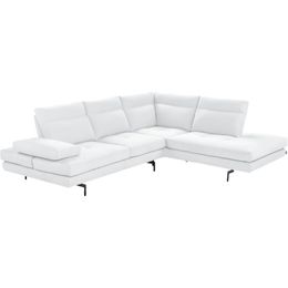 Calia italia Ecksofa &raquo;Toby Wing, B/T: 288/232 cm, Designsofa mit sensationellem Sitzkomfort&laquo; L-Form, Sitztiefenverstellung, funktionale Ecke, F&uuml;&szlig;e in 