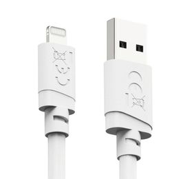 Hama USB-Kabel &raquo;USB-A auf Lightning Ladekabel 1 m wei&szlig;&laquo; Lightning USB Typ A 100 cm Schnellladen, 480 Mbit/s, MFi zertifiziert, breite Kompatibilit&auml;t 